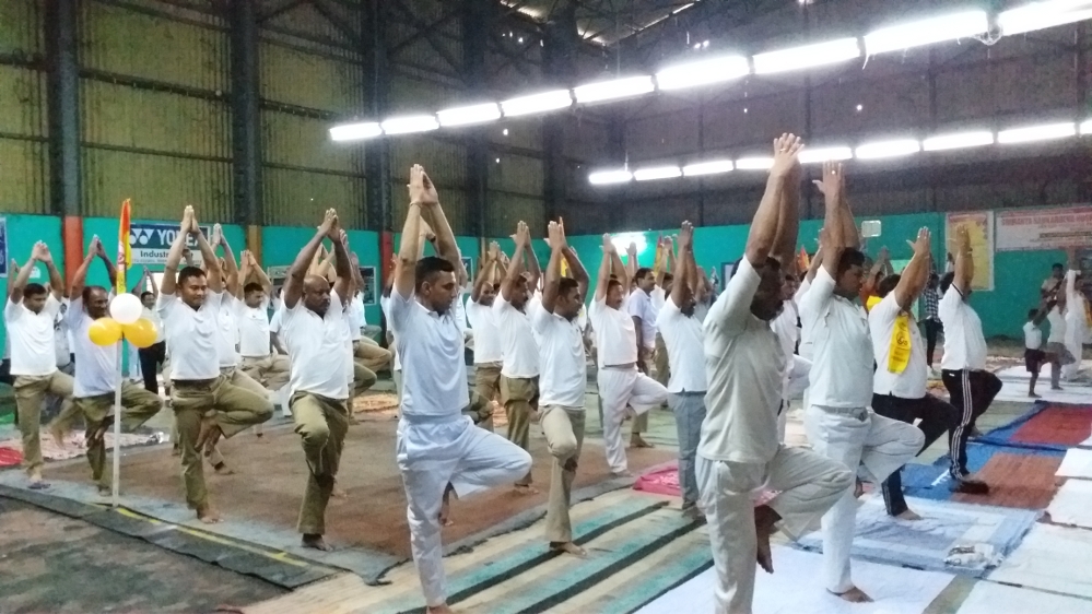 4th International Yoga day celebrated in Namrup | Assam Times
