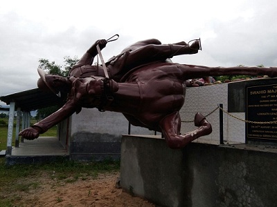 Freedom fighter Durga Malla's statue vandalized at Khaurang | Assam Times