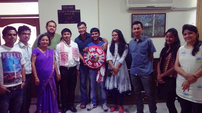 Anurag Saikia felicitated | Assam Times